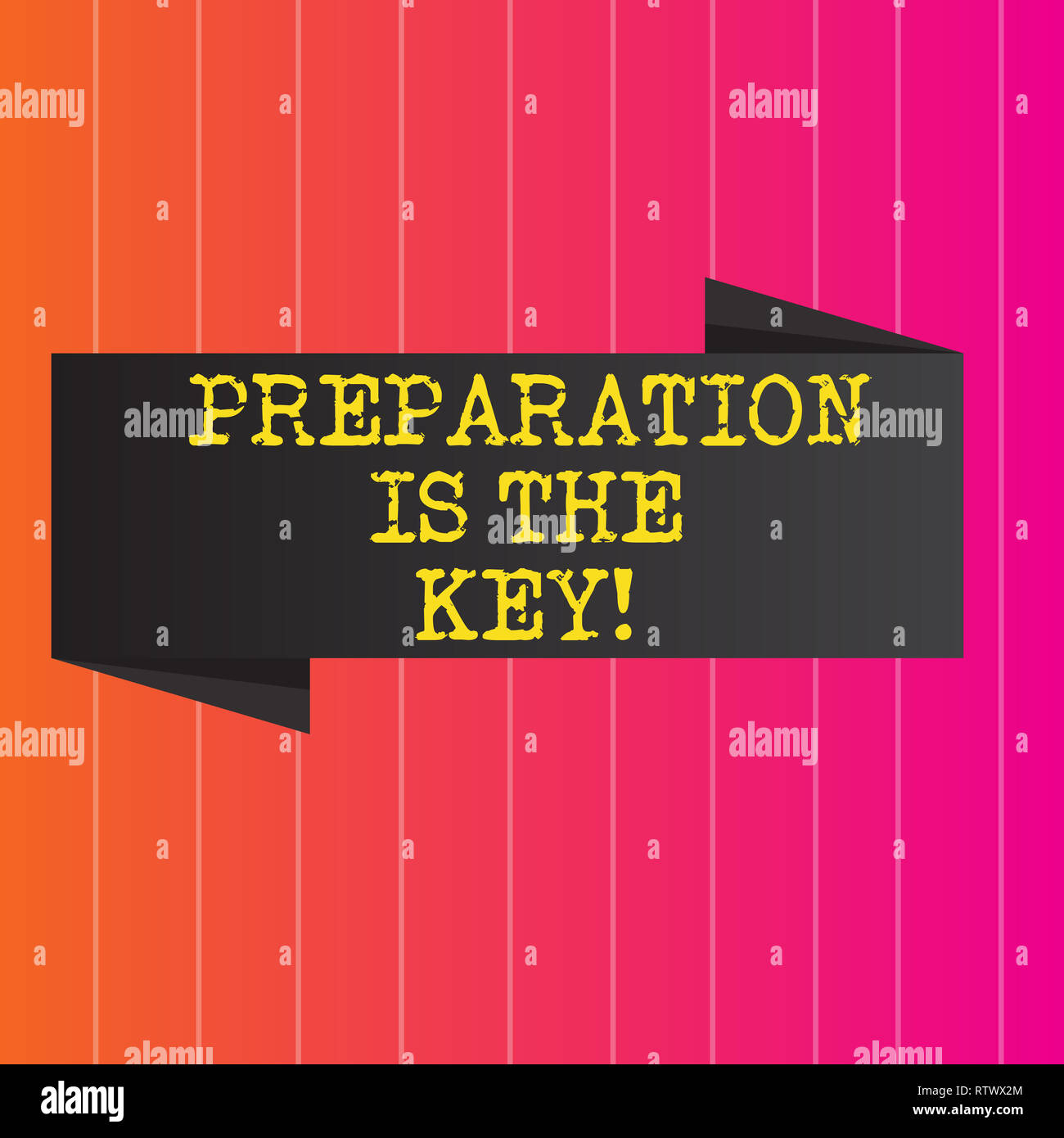 Conceptual hand writing showing Preparation Is The Key. Business photo ...