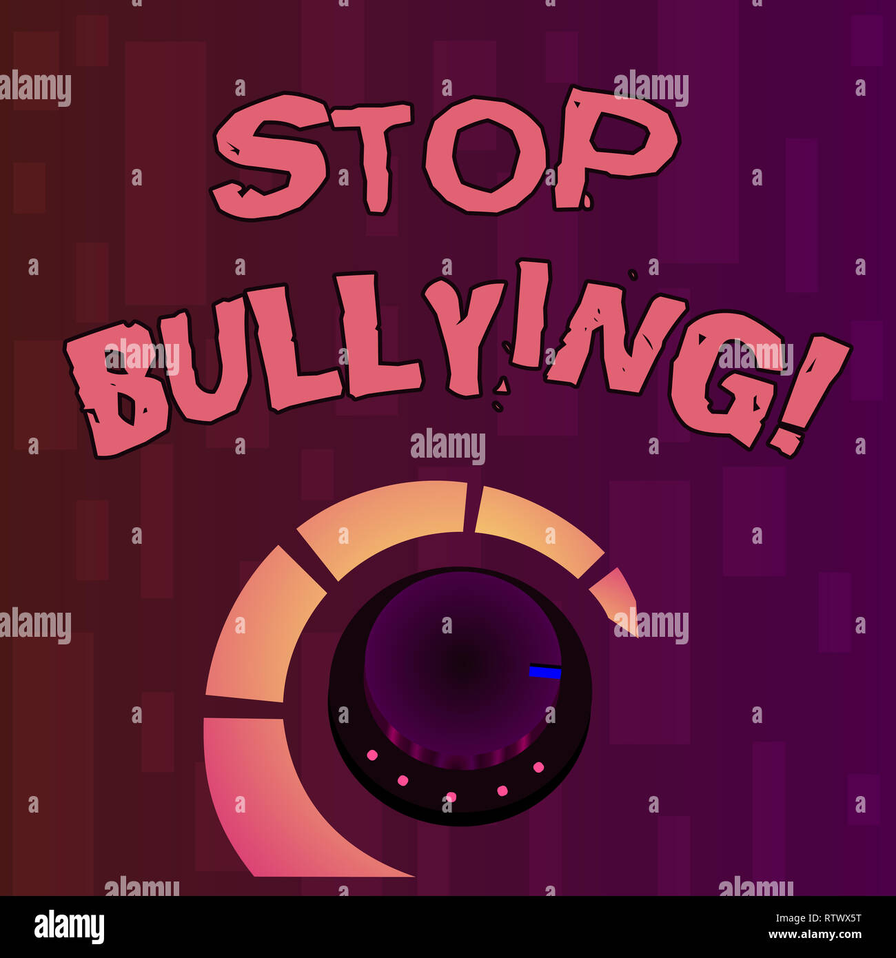 Handwriting text writing Stop Bullying. Concept meaning Do not continue ...