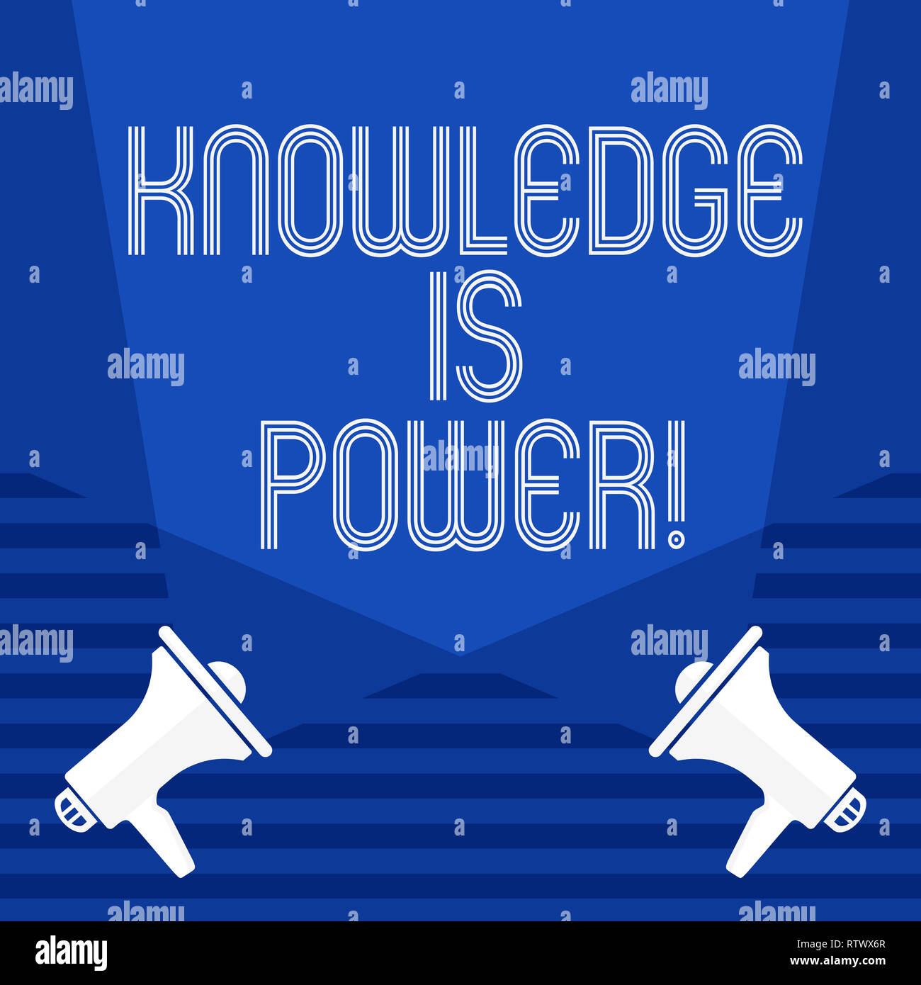 Text sign showing Knowledge Is Power. Conceptual photo learning will ...