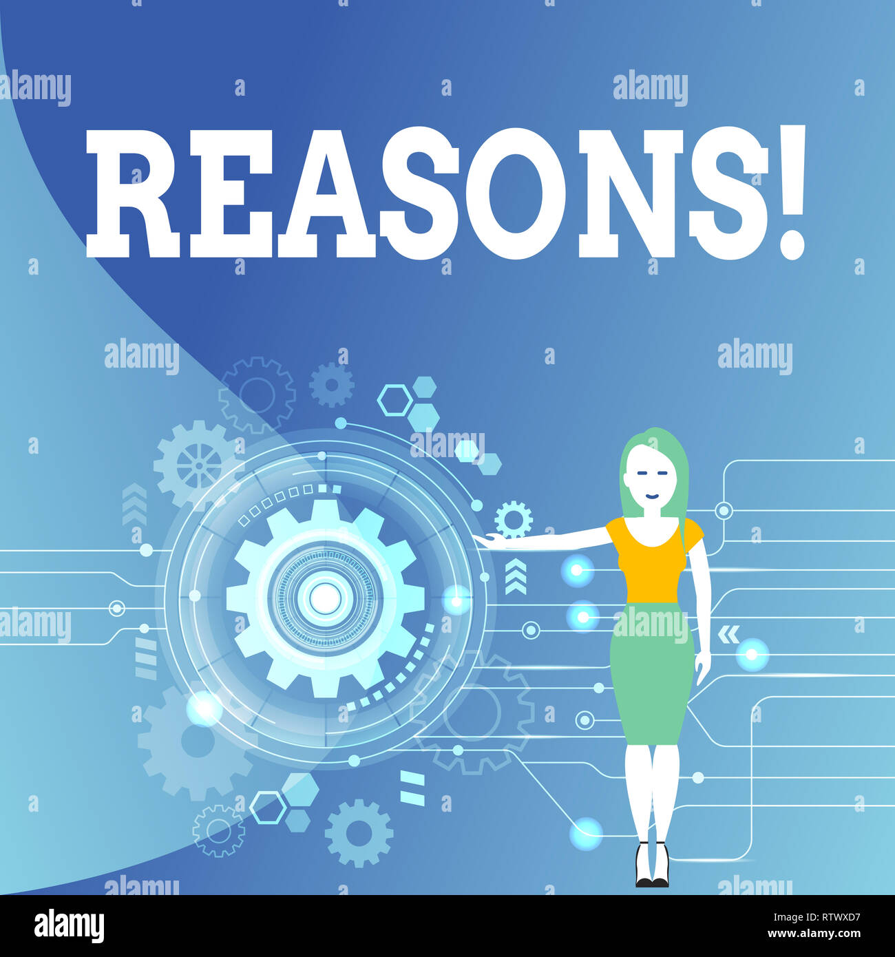 Writing note showing Reasons. Business photo showcasing Causes ...