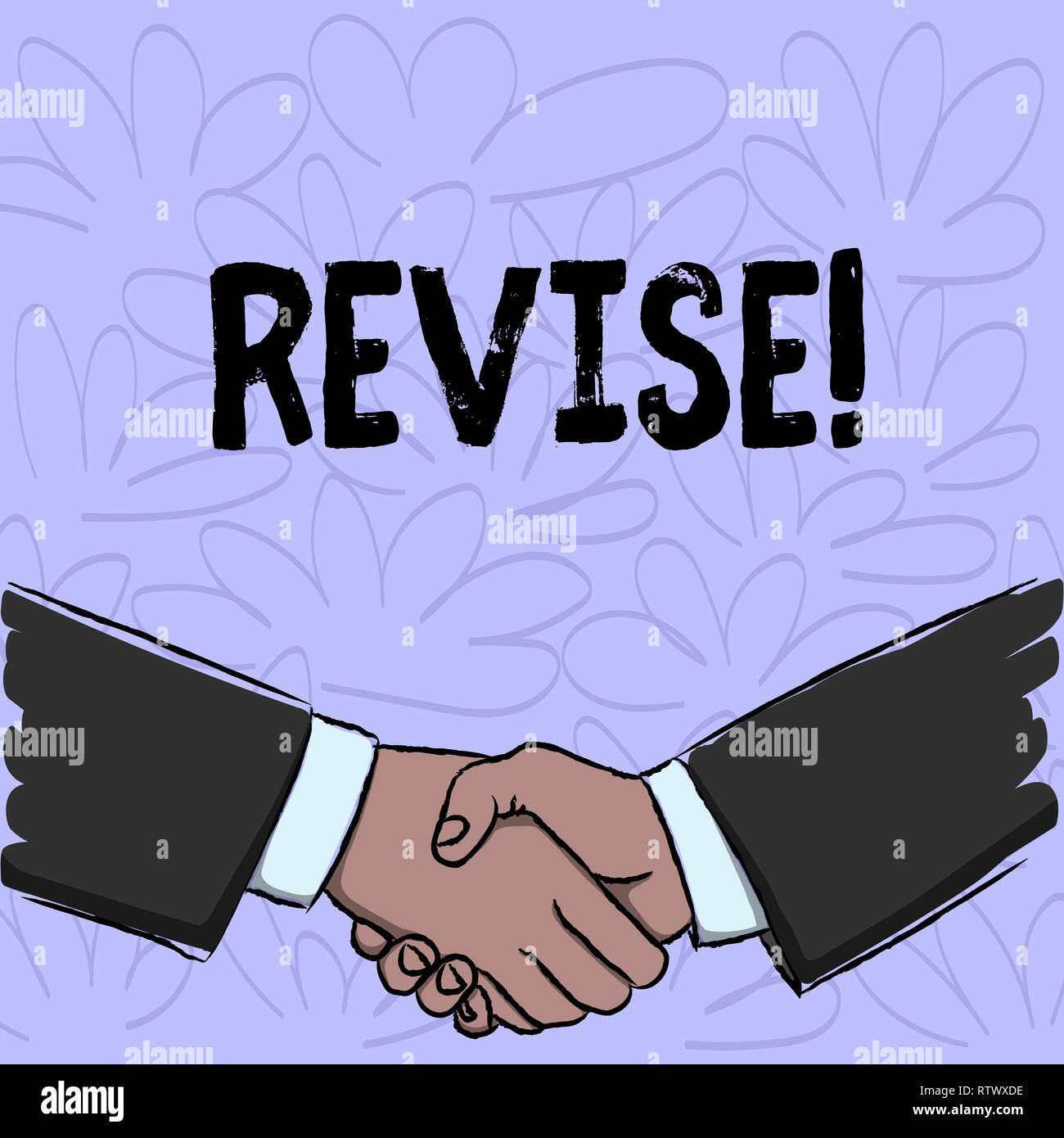 Conceptual hand writing showing Revise. Business photo text Reconsider ...