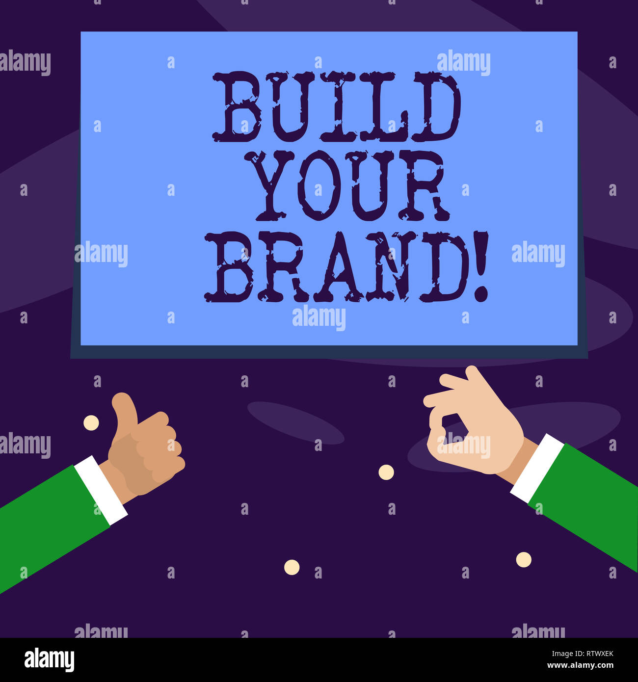 Word writing text Build Your Brand. Business concept for create your ...