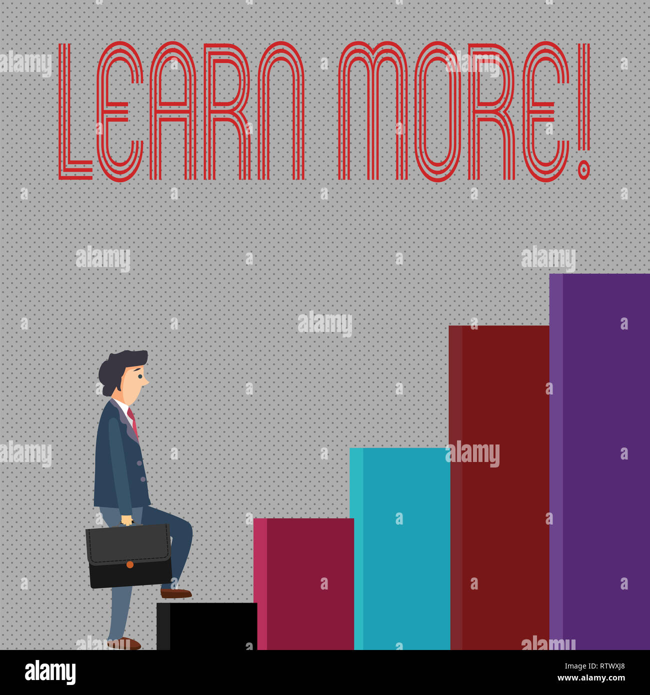 Writing note showing Learn More. Business photo showcasing Study harder ...