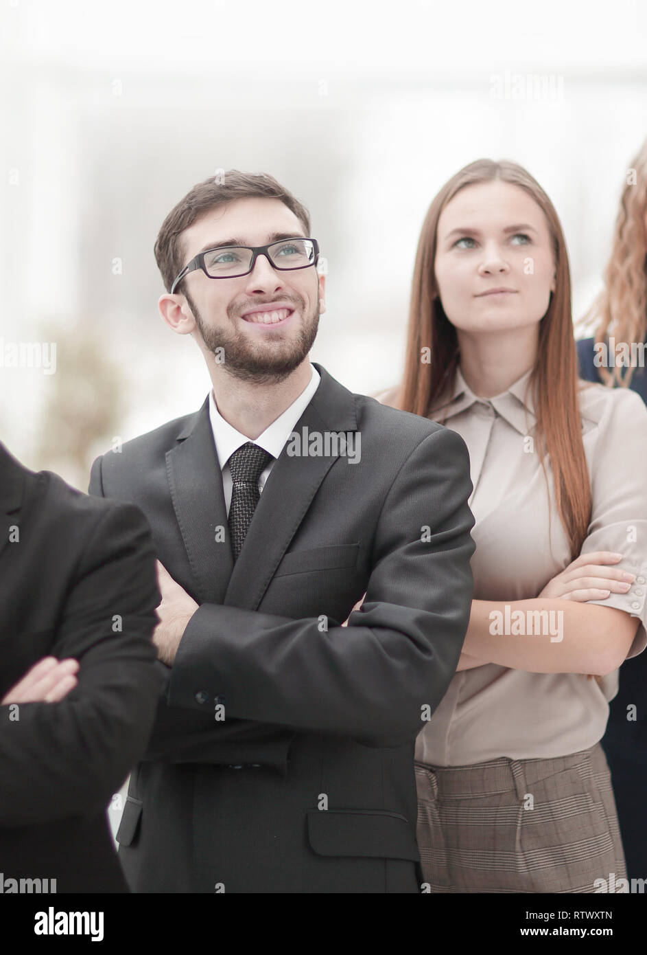 Close up female team leader hi-res stock photography and images - Alamy