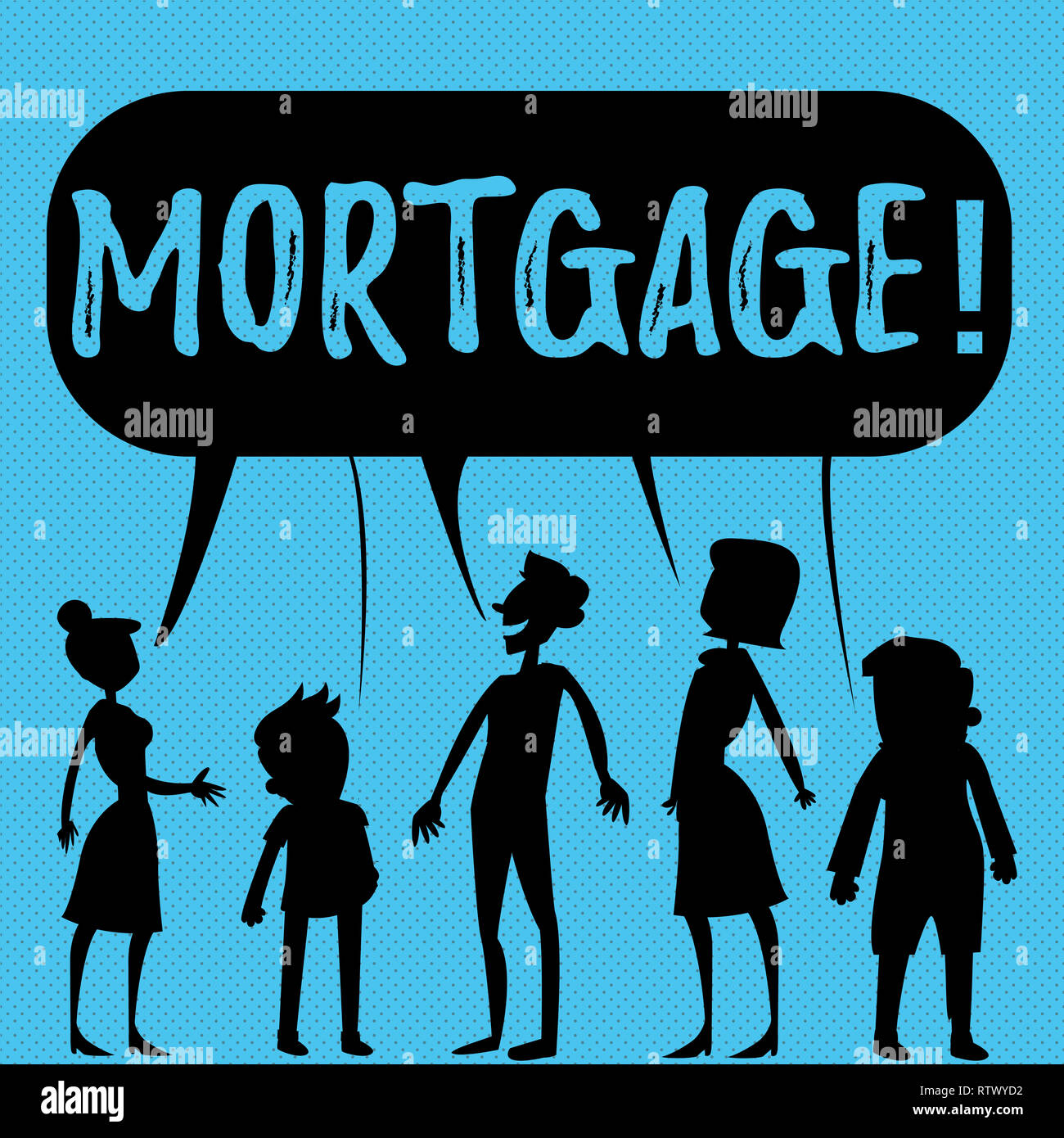 Writing note showing Mortgage. Business photo showcasing Conditional ...