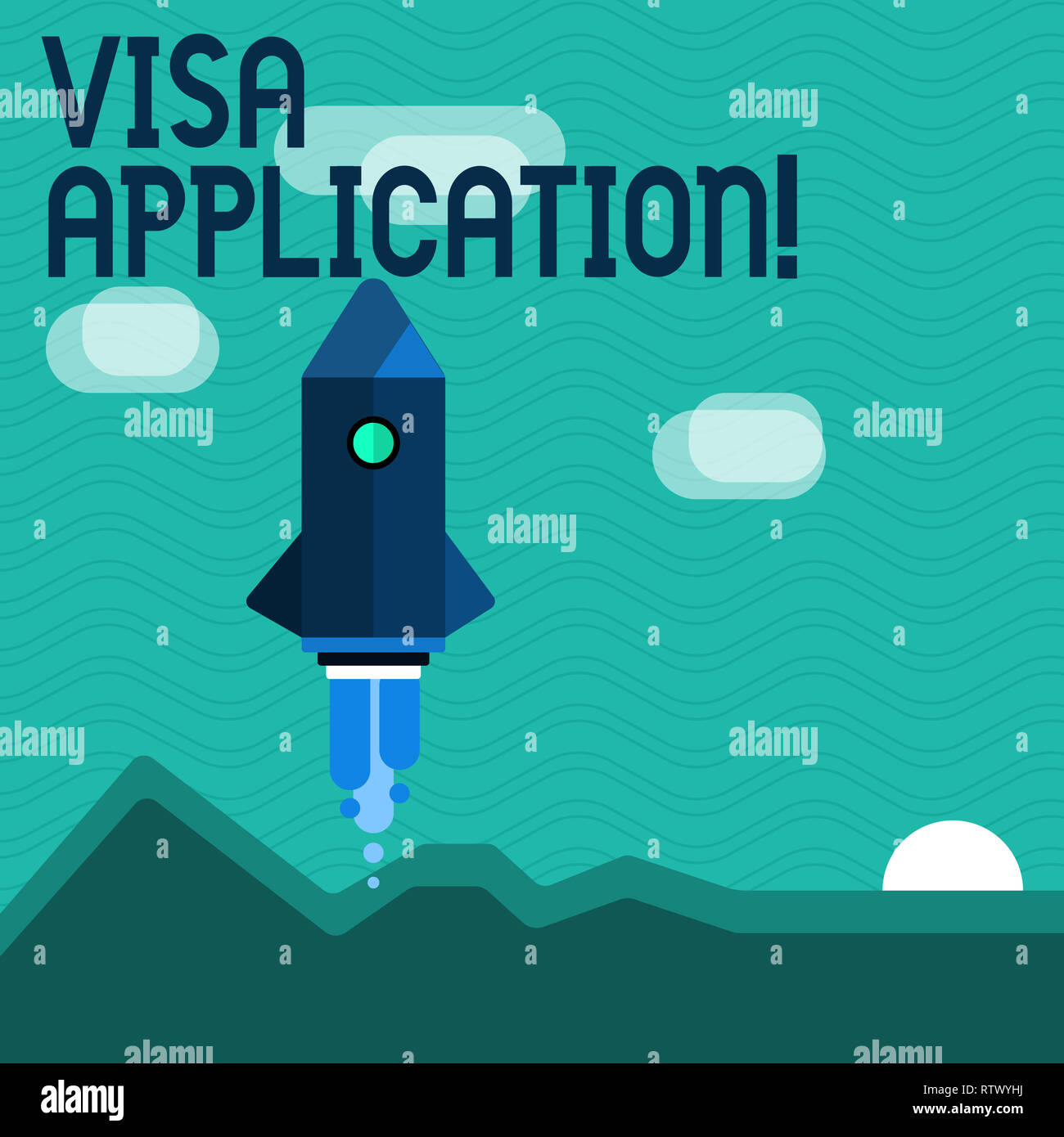 Text sign showing Visa Application. Conceptual photo sheet to provide ...