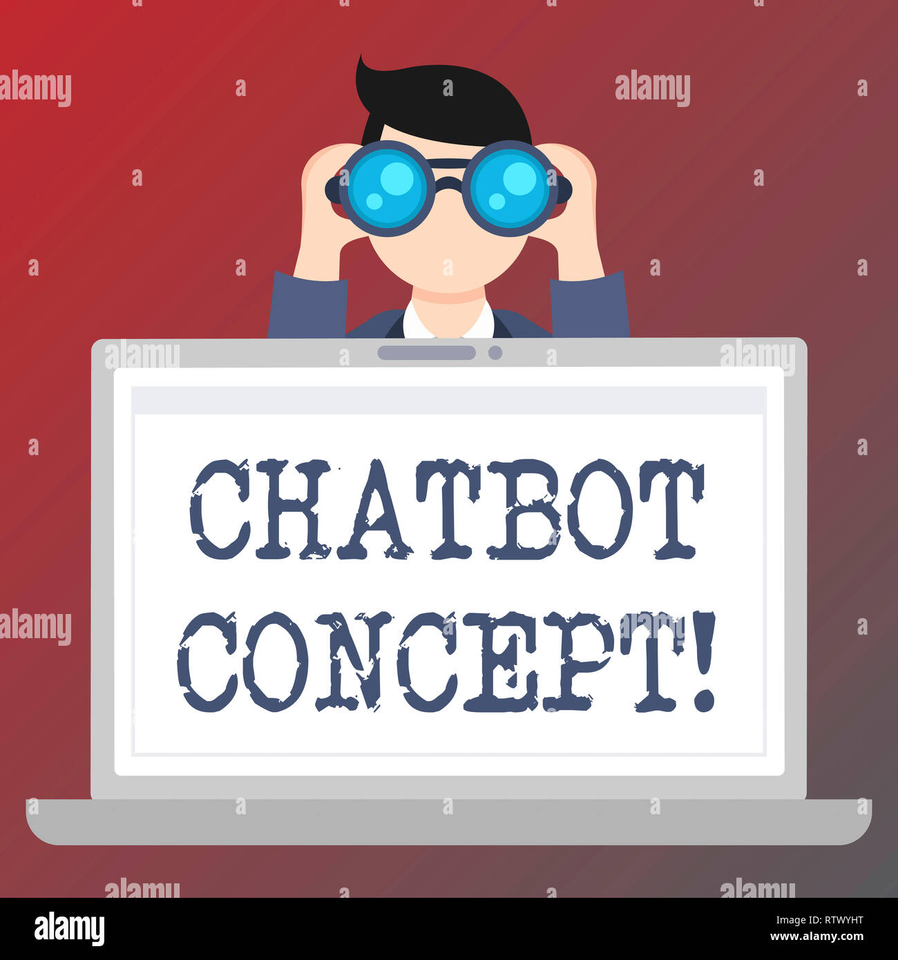 Handwriting Text Writing Chatbot Concept Concept Meaning Virtual