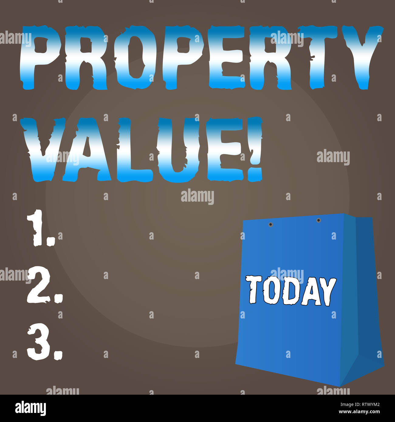 Conceptual hand writing showing Property Value. Business photo text ...