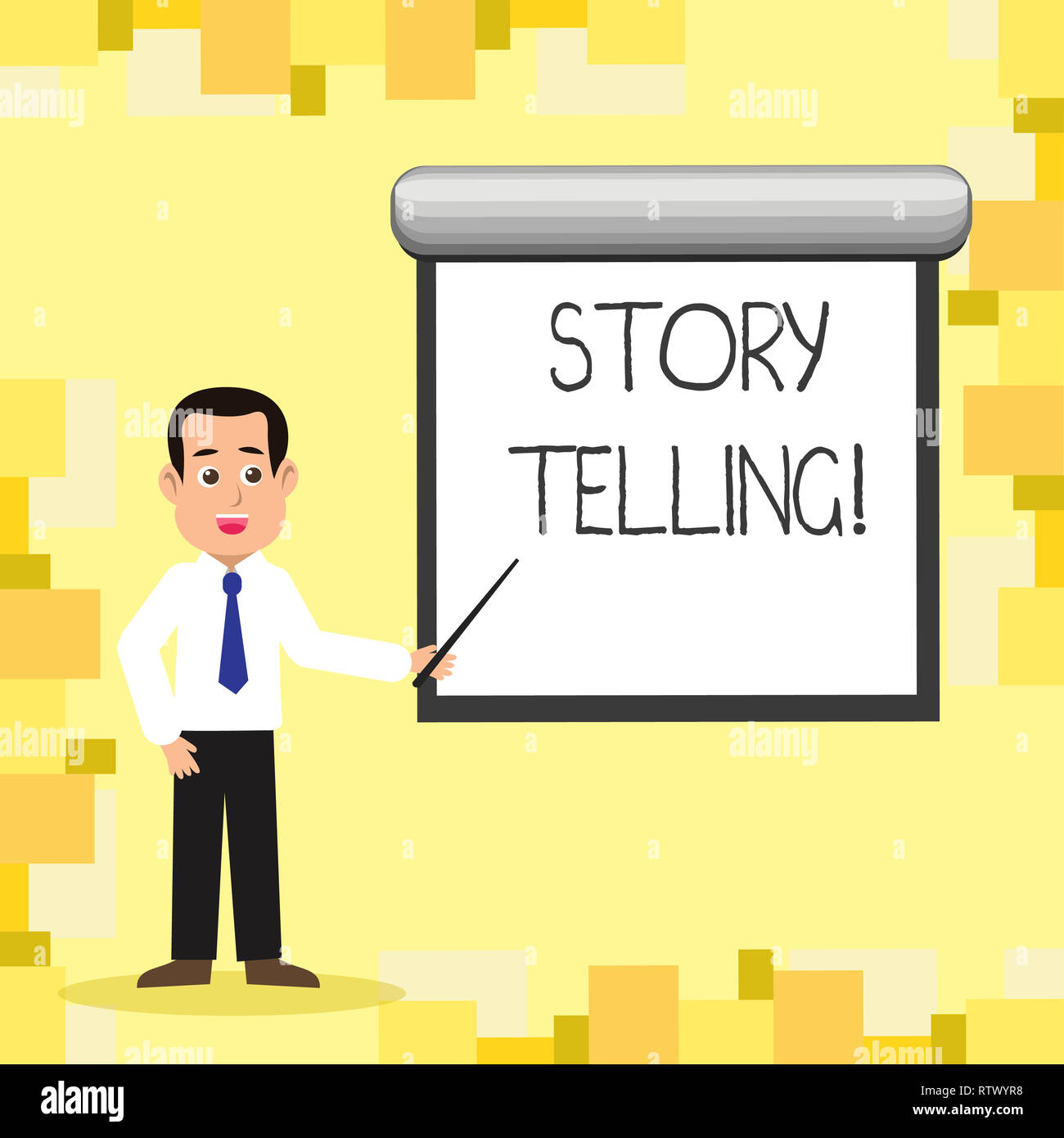 Word writing text Story Telling. Business concept for Tell or write ...