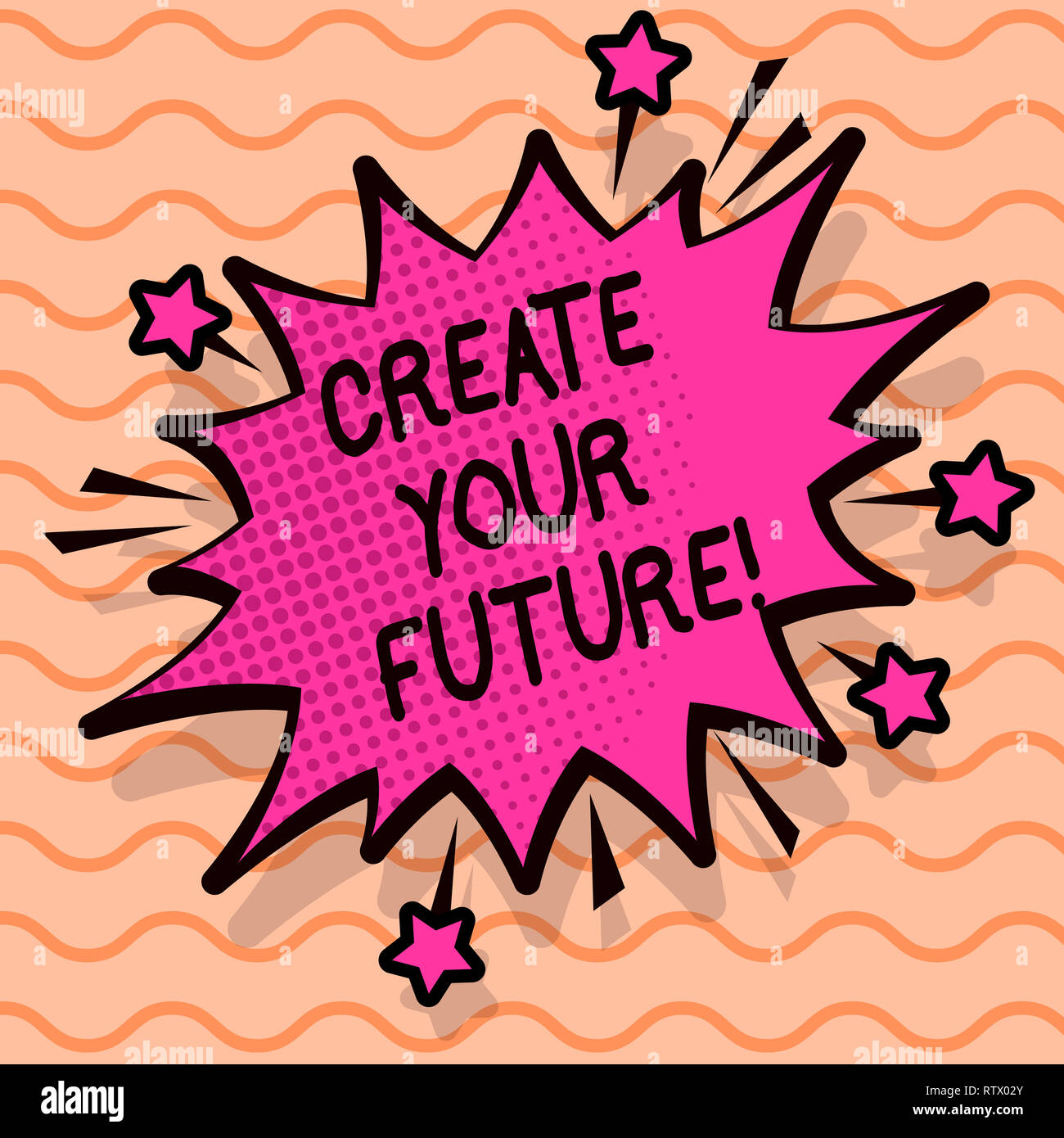 Word writing text Create Your Future. Business concept for career goals ...