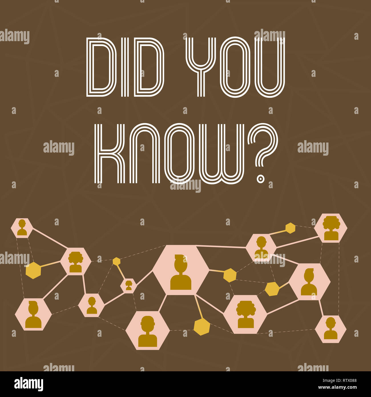 Text sign showing Did You Knowquestion. Conceptual photo Were Informed ...