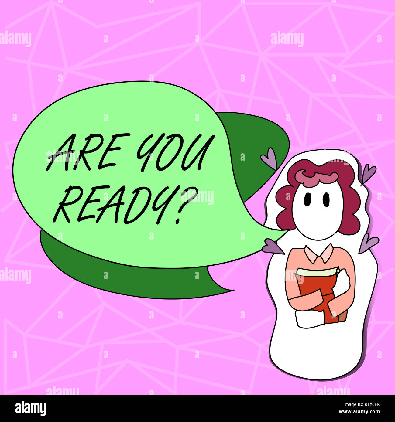 Text sign showing Are You Readyquestion. Conceptual photo Be Prepared ...
