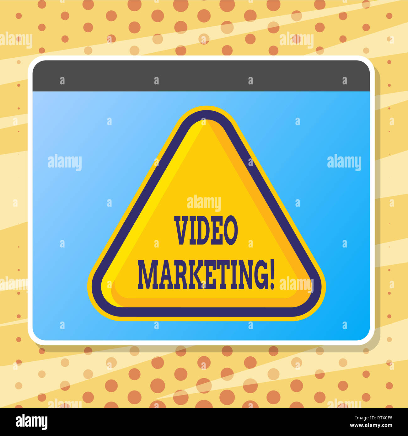 Text sign showing Video Marketing. Conceptual photo Media Advertising ...