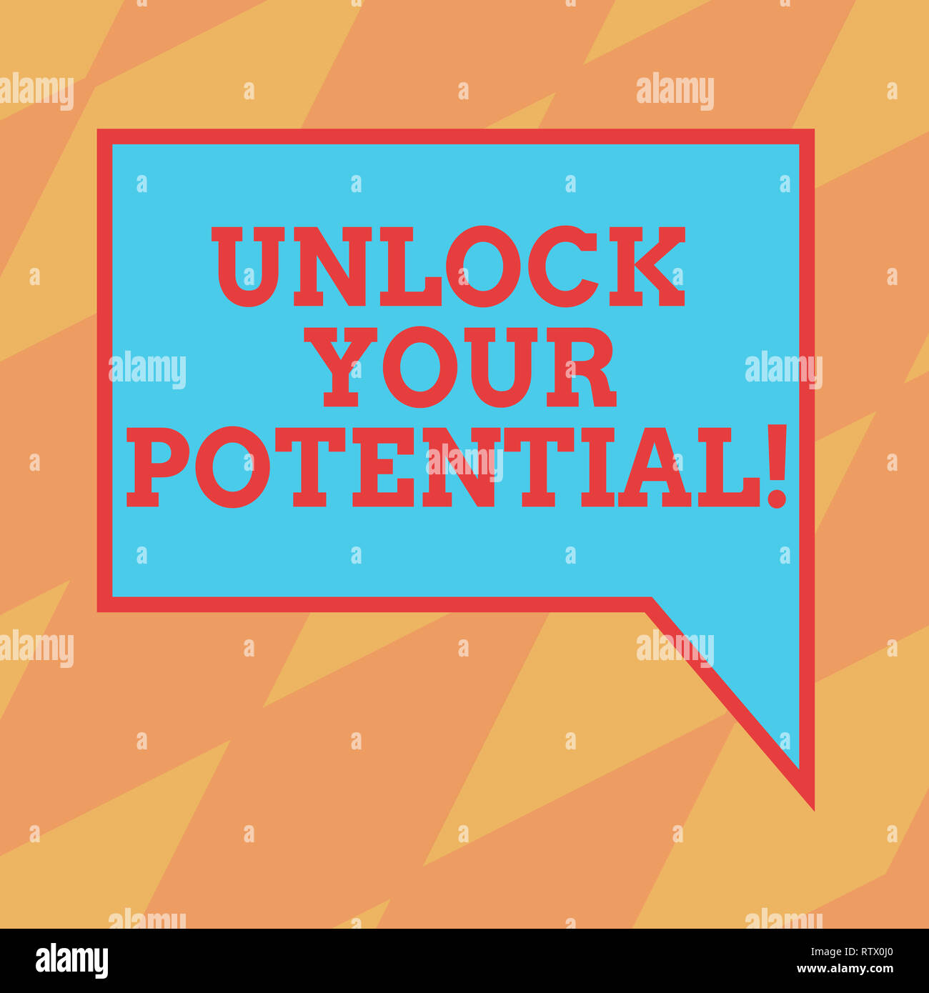 Text sign showing Unlock Your Potential. Conceptual photo Reveal talent ...