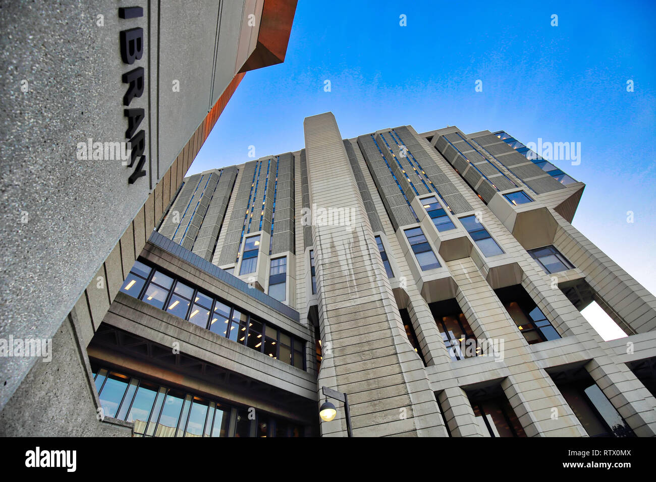 Toronto, Canada-March 1, 2018: Thomas Fisher Rare Book Library building ...