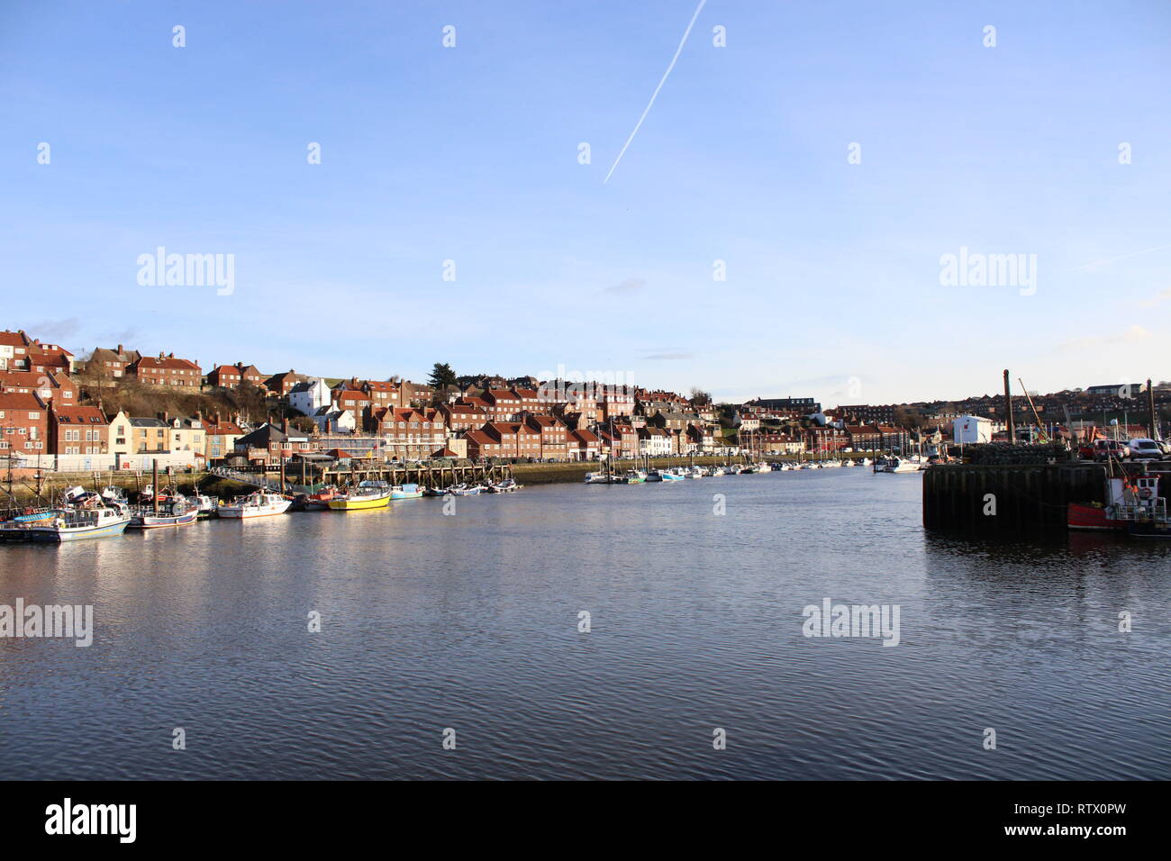 Views of Whitby, UK on a spring day Stock Photo - Alamy