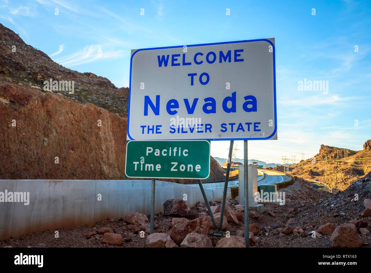 Hoover Dam Sign Hoover Dam High Resolution Stock Photography and Images ...