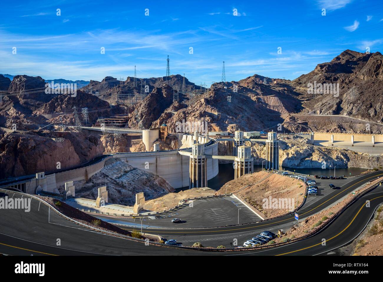 Hoover dam, Hoover Dam, dam, near Las Vegas, Boulder City, formerly ...