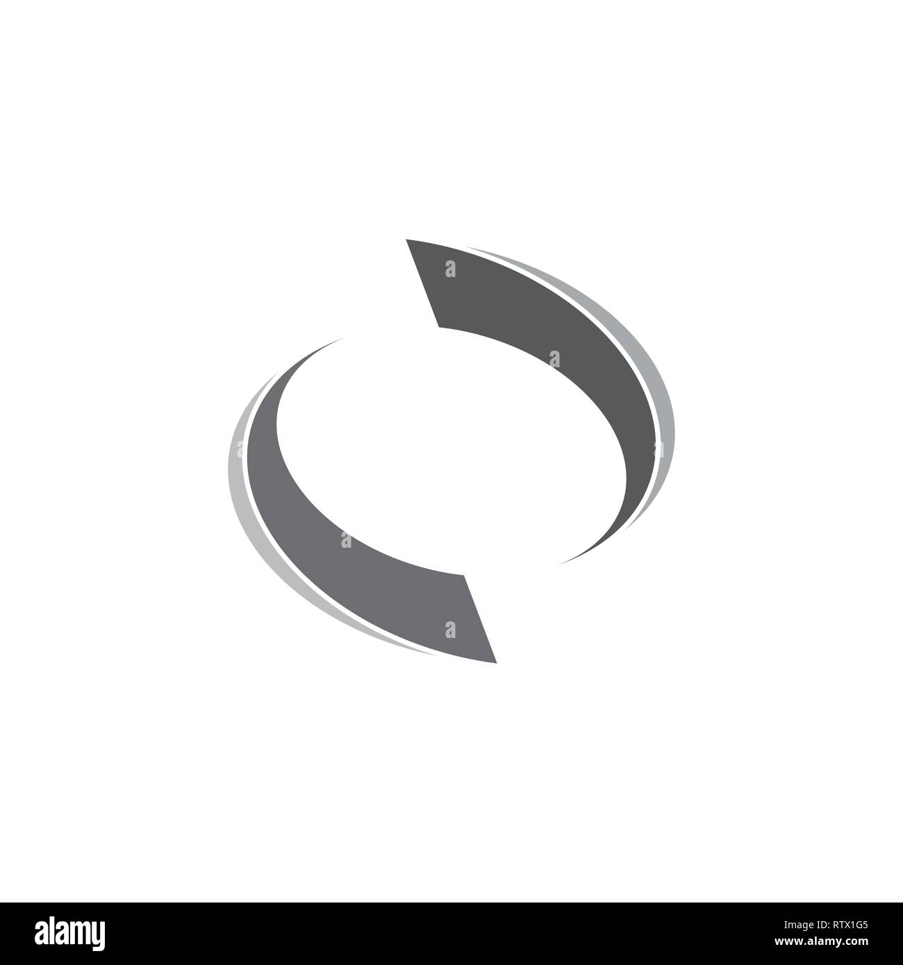 circle geometric movement curves logo Stock Vector Image & Art - Alamy