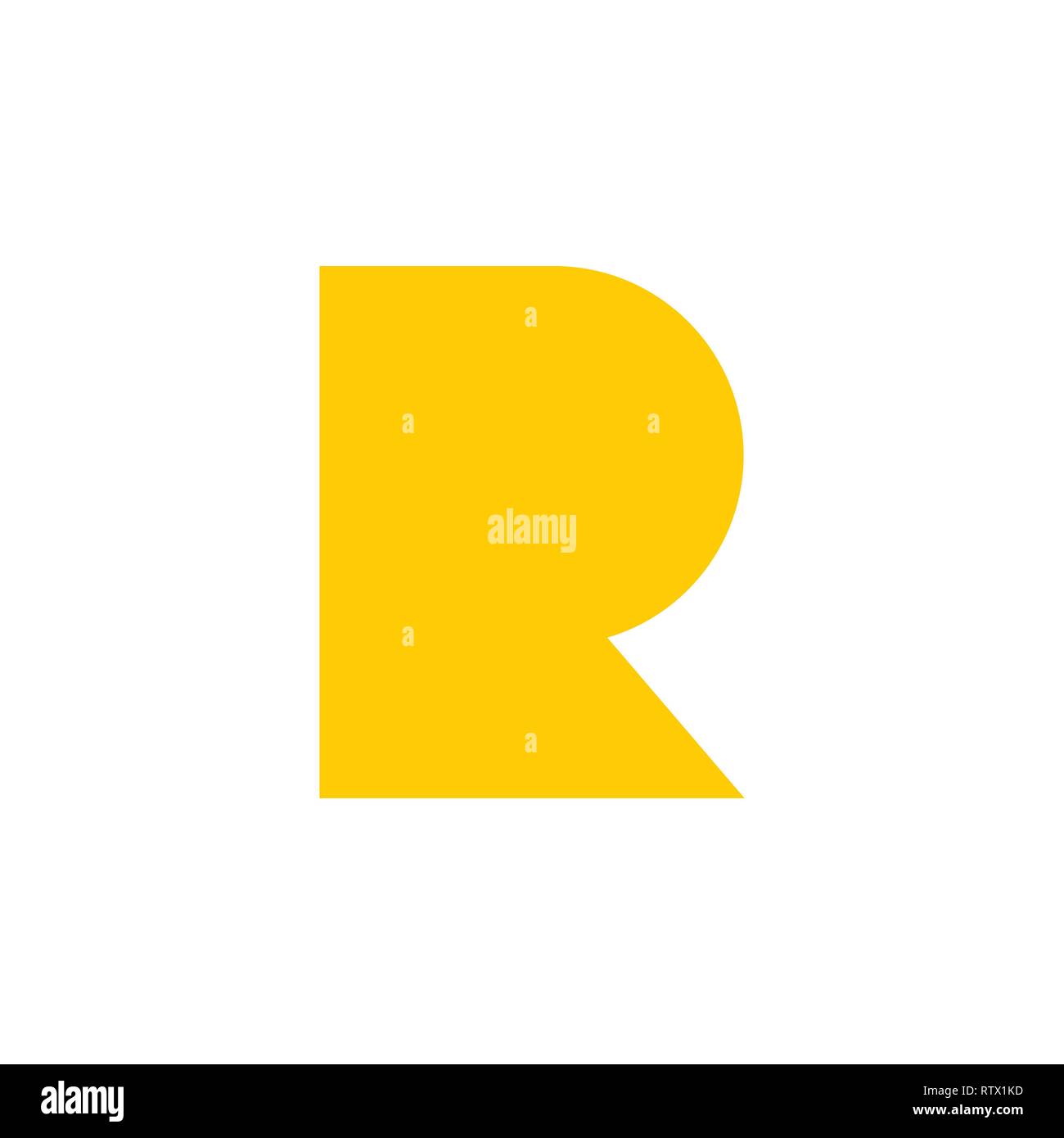 Letter r yellow Stock Vector Images - Alamy