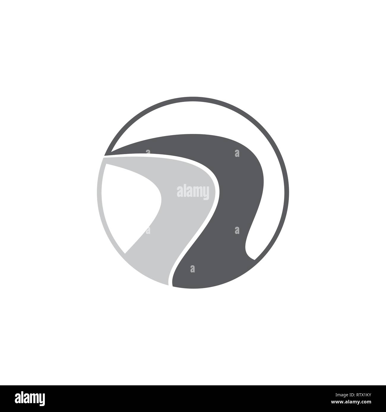 The endless road Cut Out Stock Images & Pictures - Alamy