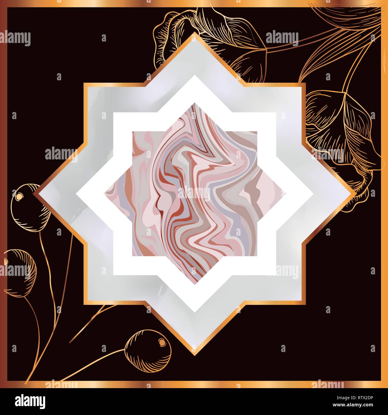 Royal wedding invite logo Stock Vector Images - Alamy