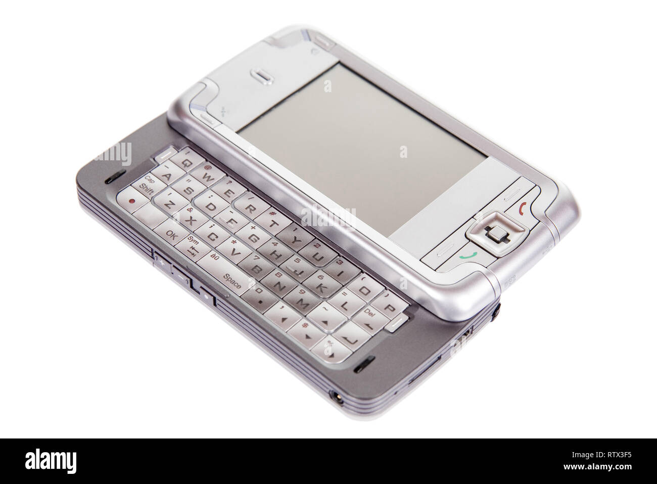 smartphone with GPS module - isolated on white background Stock Photo ...