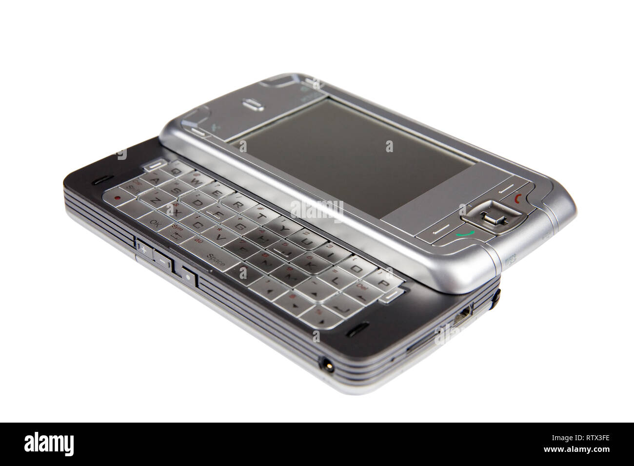 smartphone with GPS module - isolated on white background Stock Photo ...