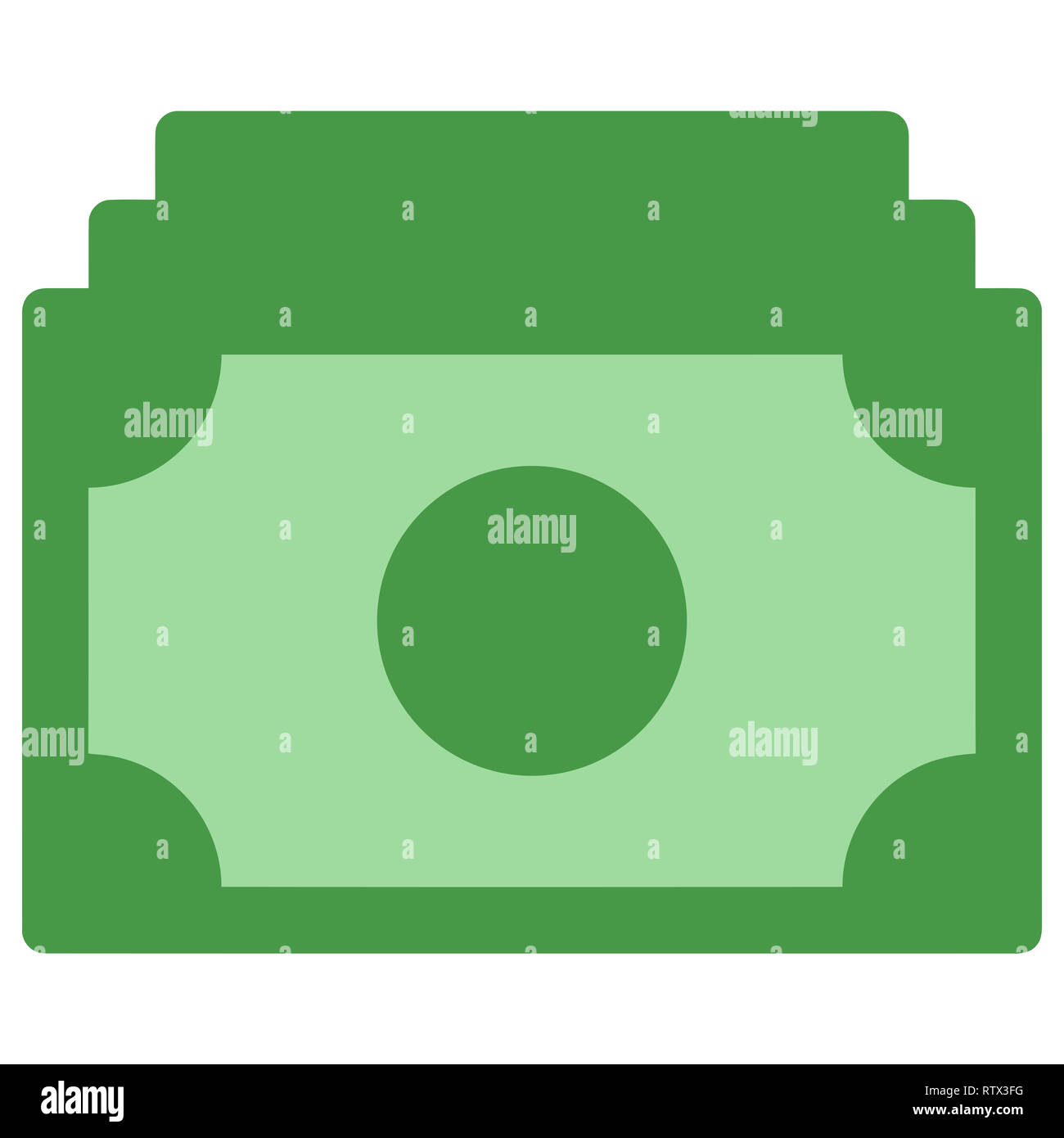 banknote dollar illustration money green currency economy cash finance ...