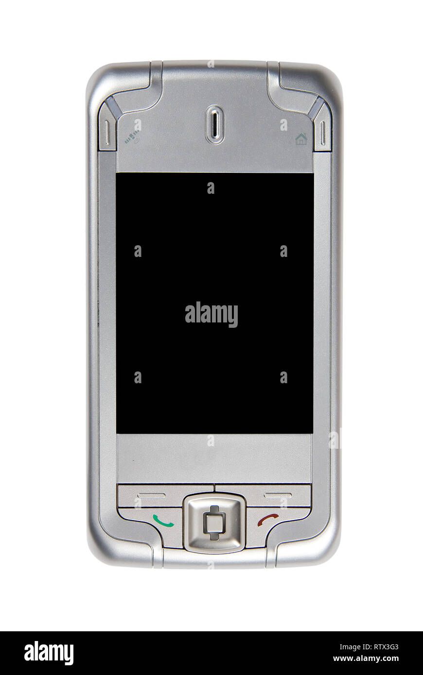 smartphone with GPS module - isolated on white background Stock Photo ...