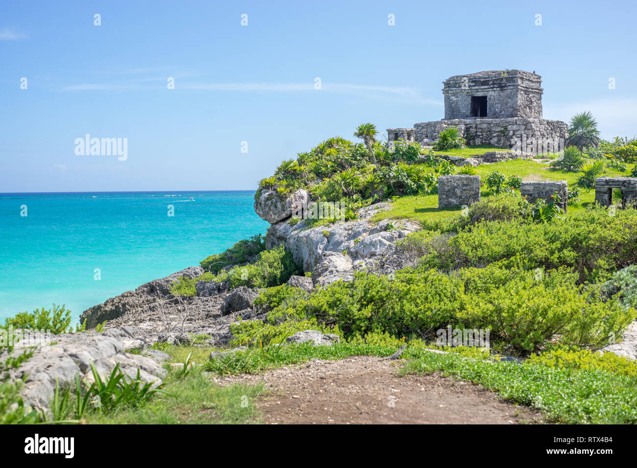 Tulum Maya ruins, Mexico Stock Photo - Alamy