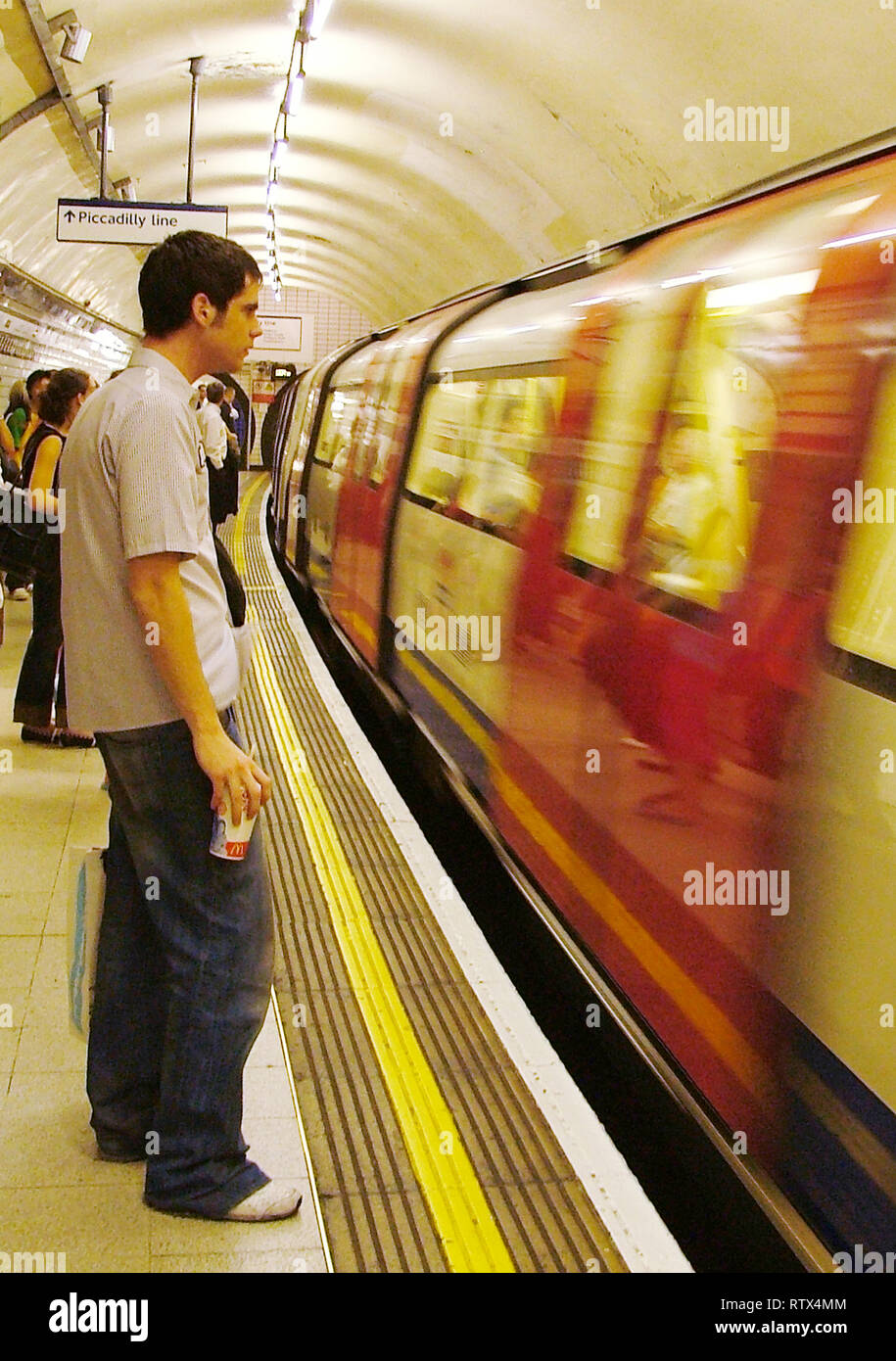 The Tube, London transport, underground electric rail system, public ...
