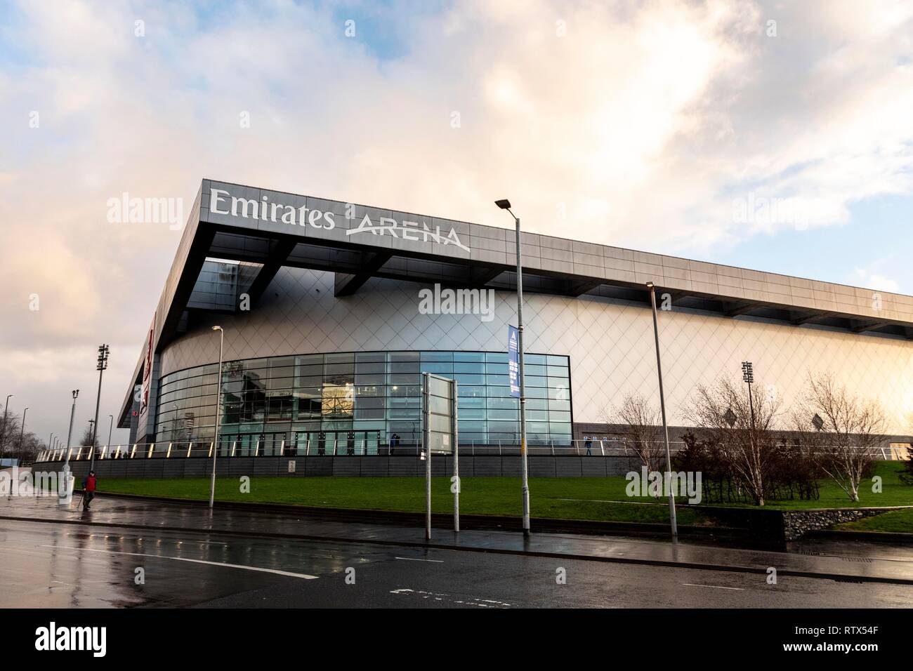 Emirates Arena in Glasgow, Scotland, United Kingdom. 2.03.2019 Stock ...