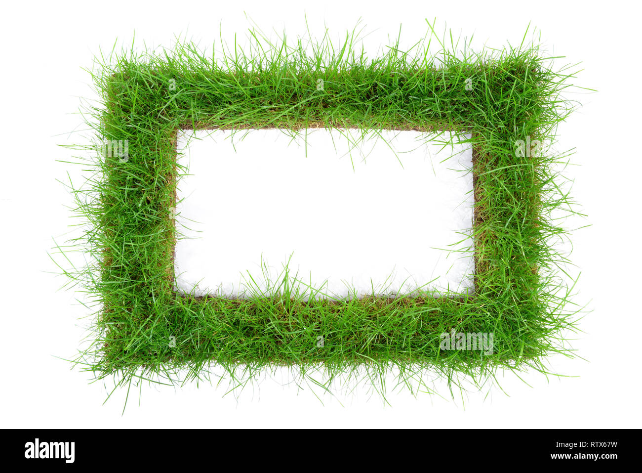 Grass Frame Element Stock Photo - Alamy