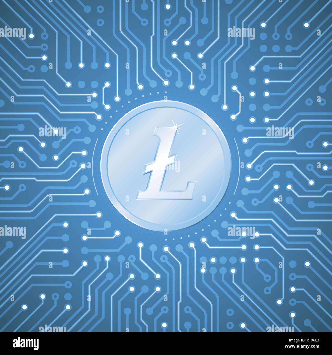 Crypto system Stock Vector Images - Alamy