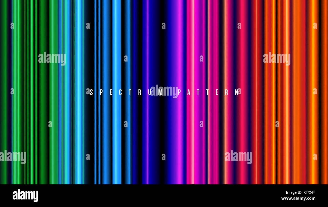 Spectrum Pattern in Vector Stock Vector Image & Art - Alamy