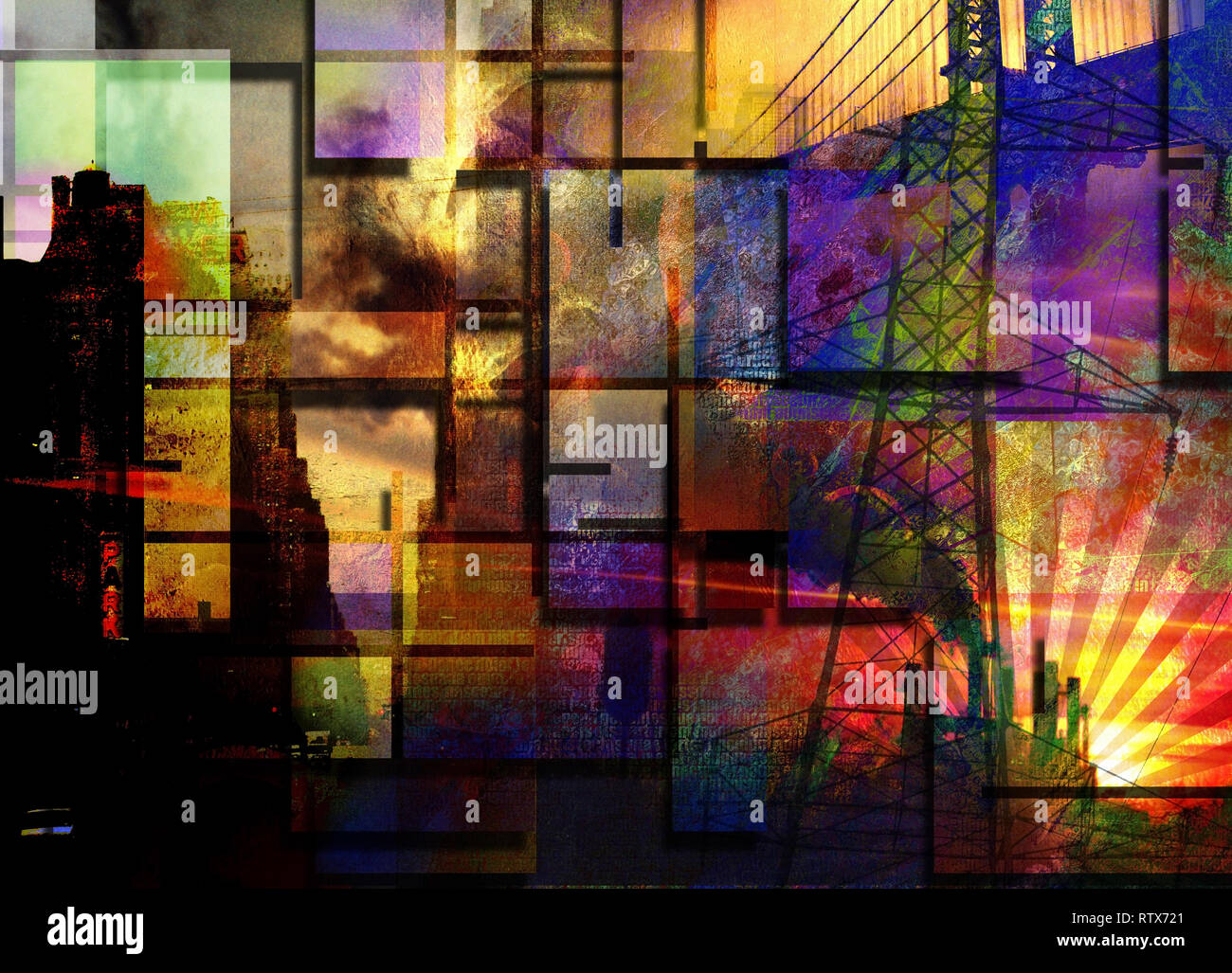 Mondrian tower hi-res stock photography and images - Alamy