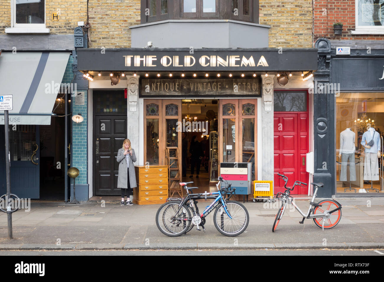 The exterior of the Old Cinema, Chiswick High Road, Chiswick, London ...