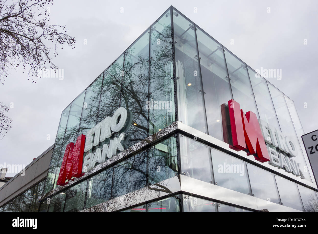 Signage outside Metro Bank Chiswick High Street, London, UK Stock Photo ...