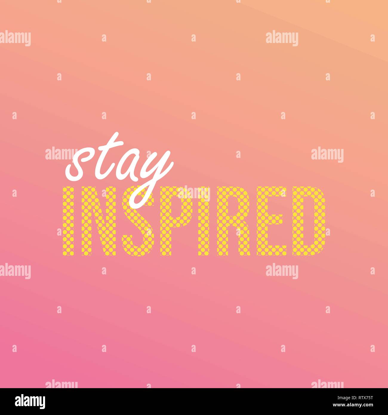 stay inspired. successful quote with modern background vector ...