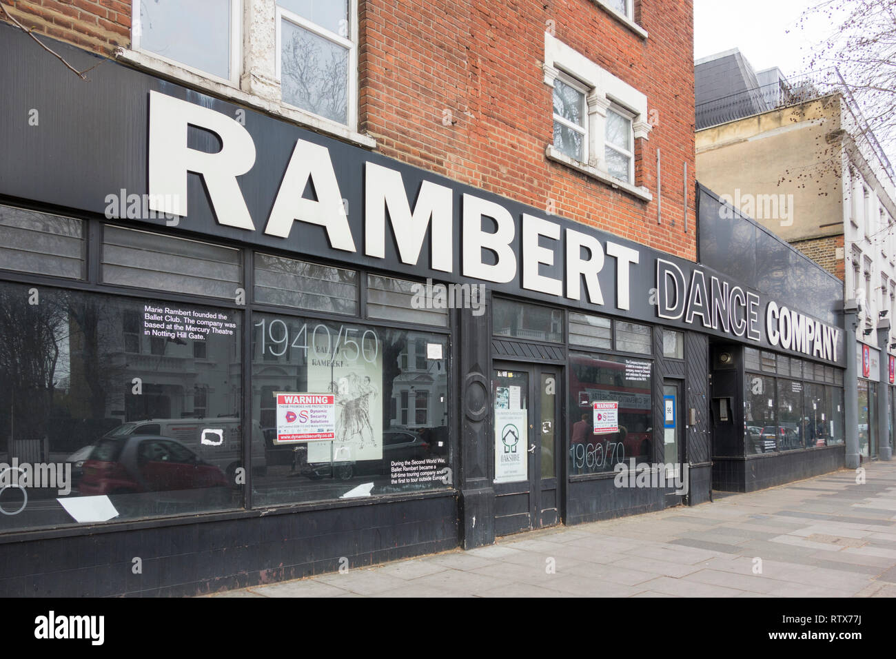 The former Rambert Dance Company Chiswick Studios, Chiswick High Road, London, W4 Stock Photo ...