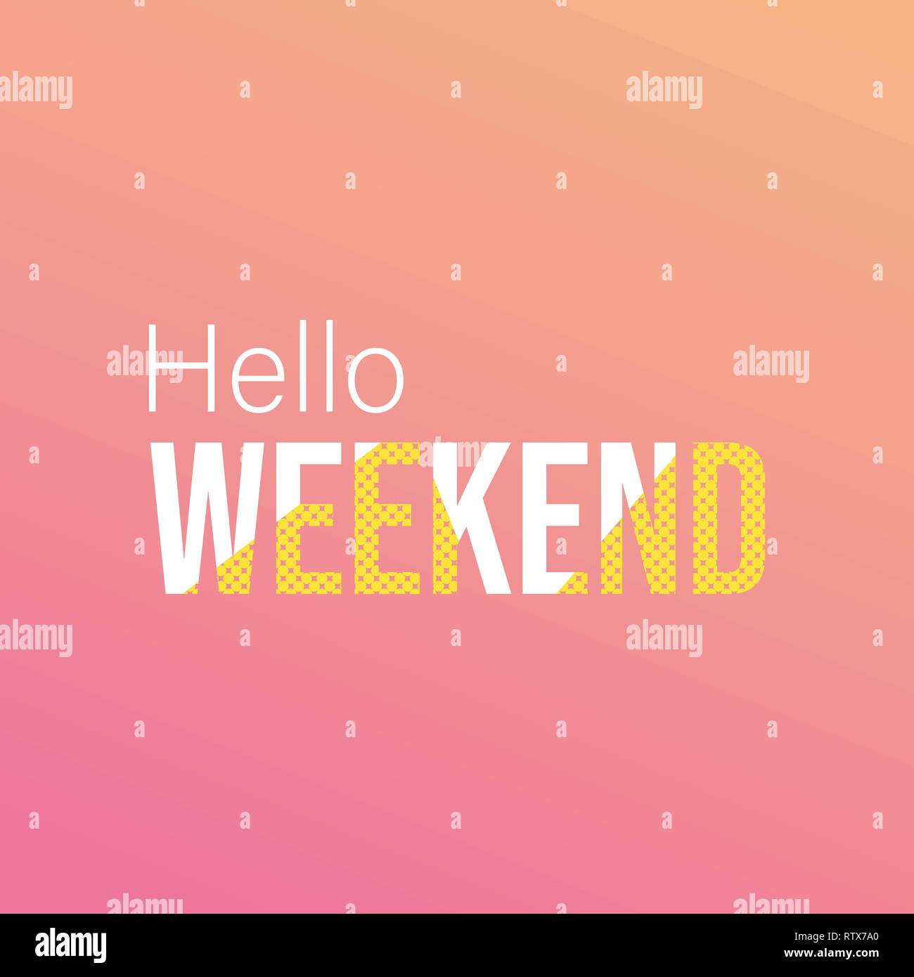 Weekend vibes vector vectors hi-res stock photography and images - Alamy