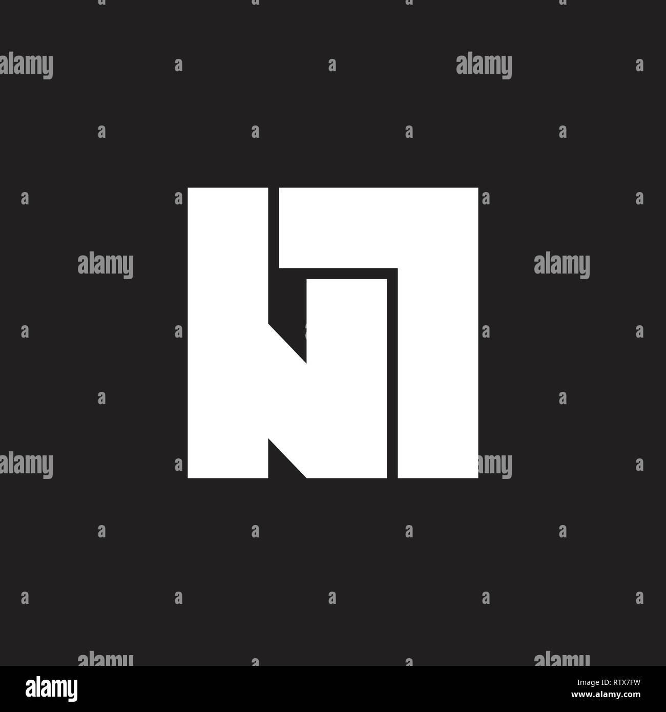 Ln font Stock Vector Images - Alamy