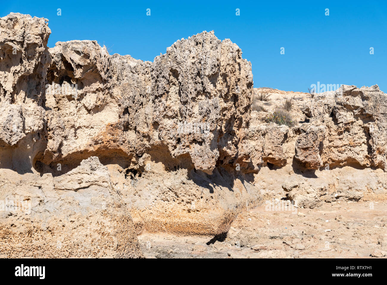 A Volcanic rock on the island of Cyprus Stock Photo - Alamy