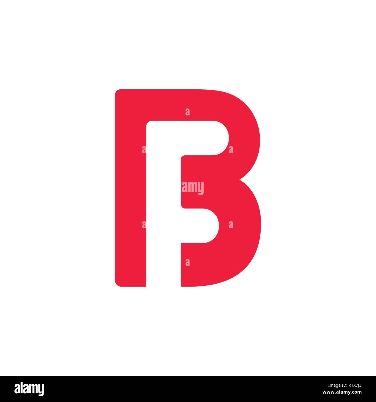 letters fb simple geometric logo vector Stock Vector Image & Art - Alamy