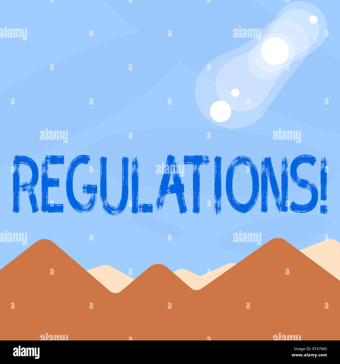 Word writing text Regulations. Business concept for Rules Laws ...