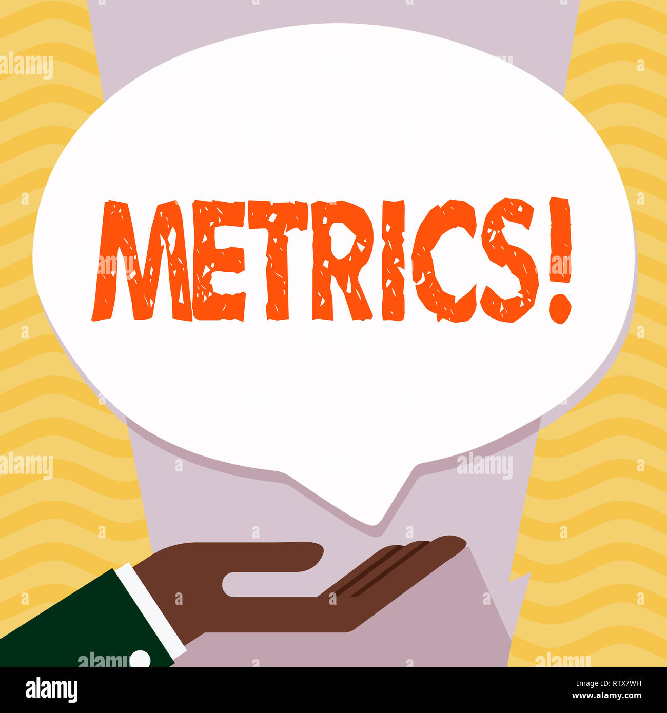 Writing note showing Metrics. Business photo showcasing Method of ...
