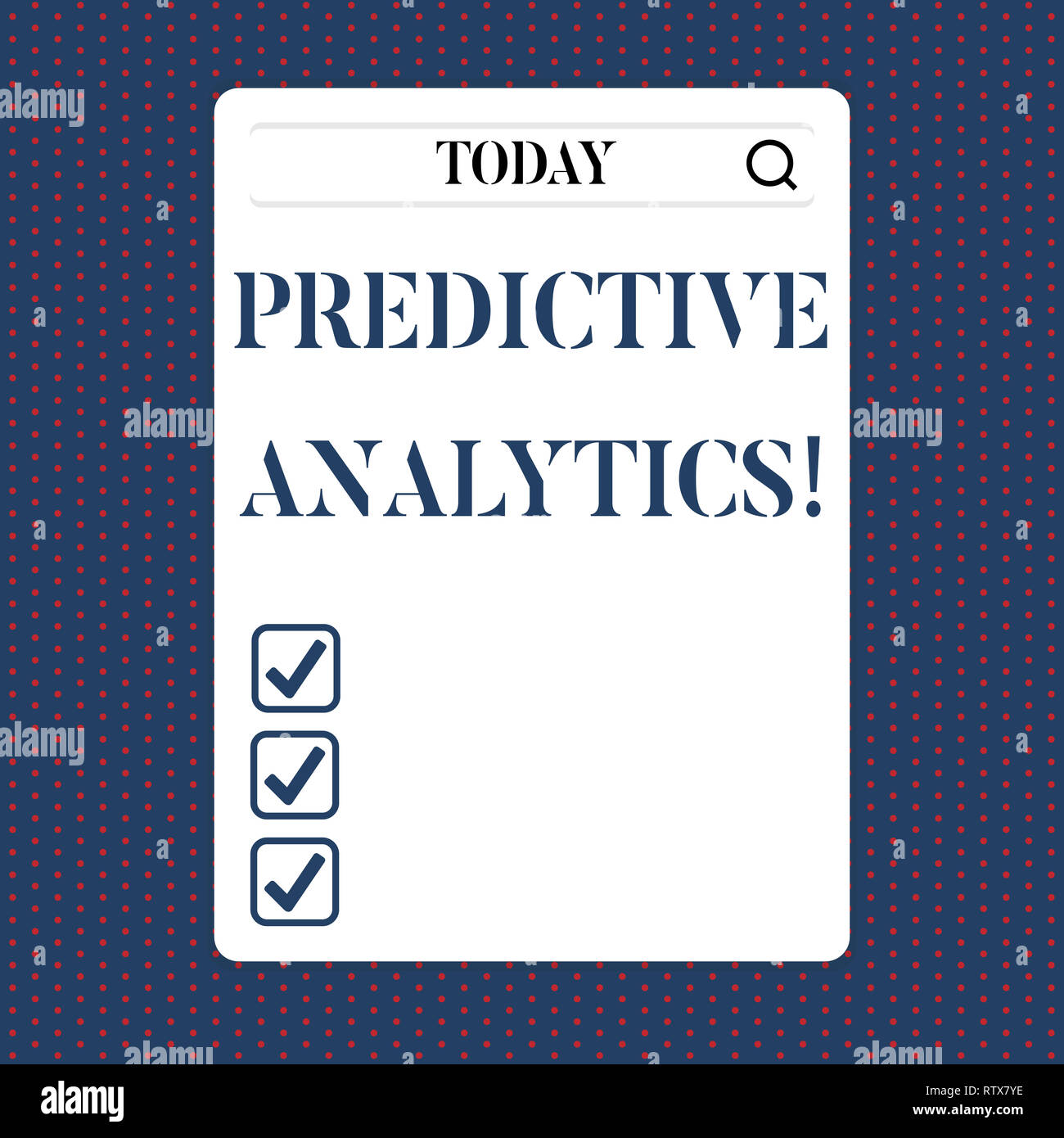 Handwriting Text Predictive Analytics Concept Meaning Method To