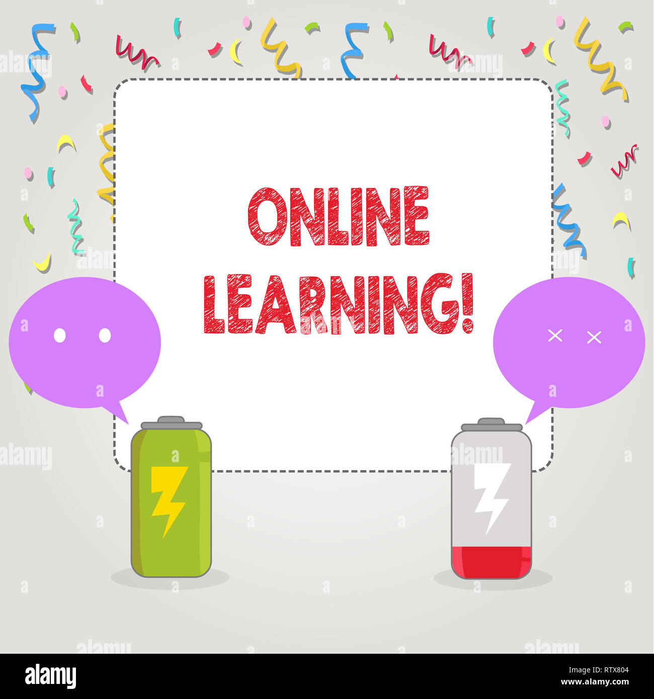 Text sign showing Online Learning. Conceptual photo Distance education ...