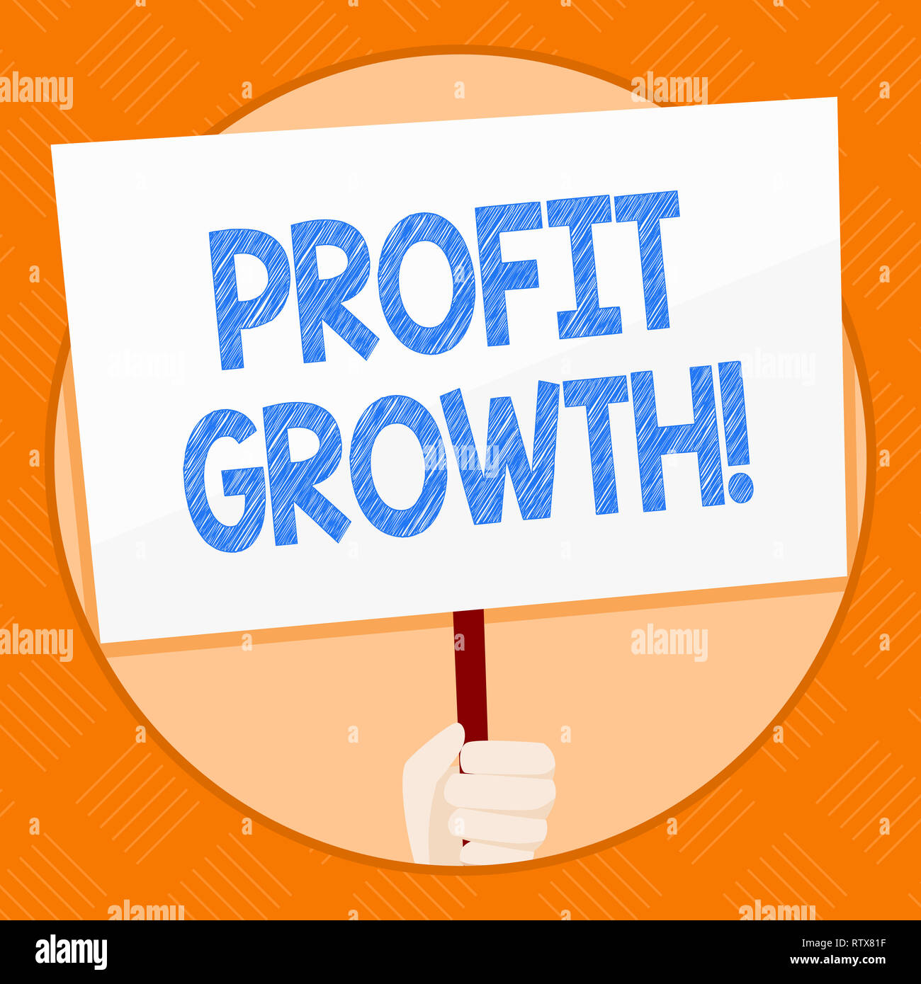 Conceptual hand writing showing Profit Growth. Business photo ...